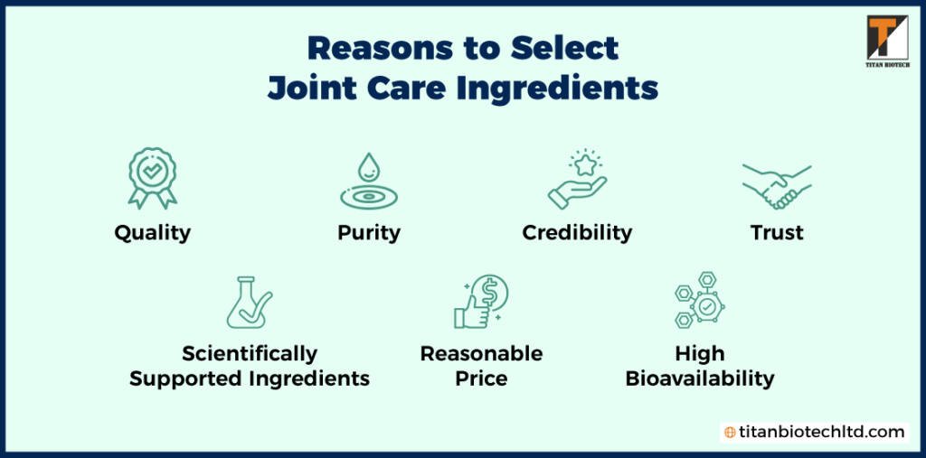 Top Ingredients Required for Healthy Bones & Joints | Titan Biotech Ltd.